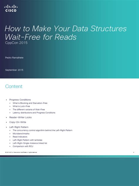 how to make your data structures wait free for reads pedro ramalhete