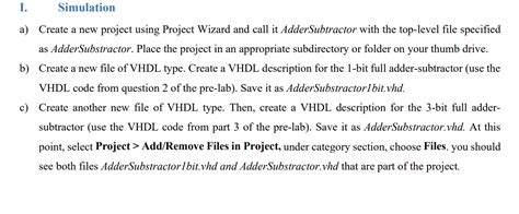 Solved A Create A New Project Using Project Wizard And Call