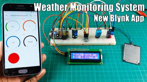 how to make a weather monitoring system using the nodemcu esp8266 board
