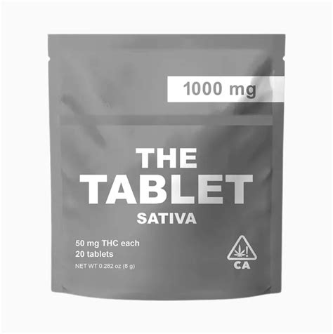 The Tablet The Tablet Sativa 20mg 50pk