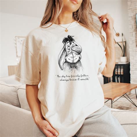 Oversize Aesthetic Eeyore Shirt Comfort Colors Baggy Pooh Eeyore