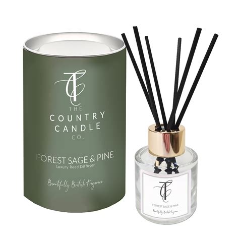Seasonal Pastels Forest Sage And Pine Reed 50ml Diffuser The Country Candle Co