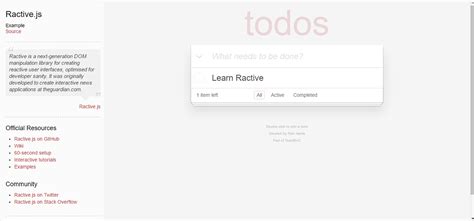 8 resources to learn ractive js ractive js is a template driven ui