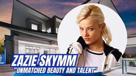 Zazie Skymm The Actress And Model With An Inspiring Journey You Wont