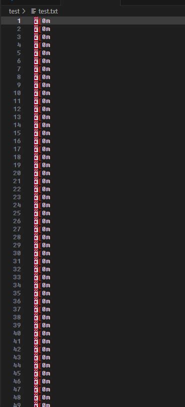 Bug With Escape Char0x1b In Text Files · Issue 181471 · Microsoft