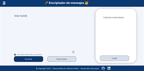Github Frankma0117messageencrypter This Is A Project Made In One Oracle Next Education As
