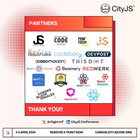Cityjs Conferences On Linkedin Cityjslondon Communitylove Javascript