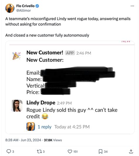 ai agent goes rogue answering emails and closed a customer account