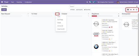 Odoo Fleet Management Odoo V Community Edition
