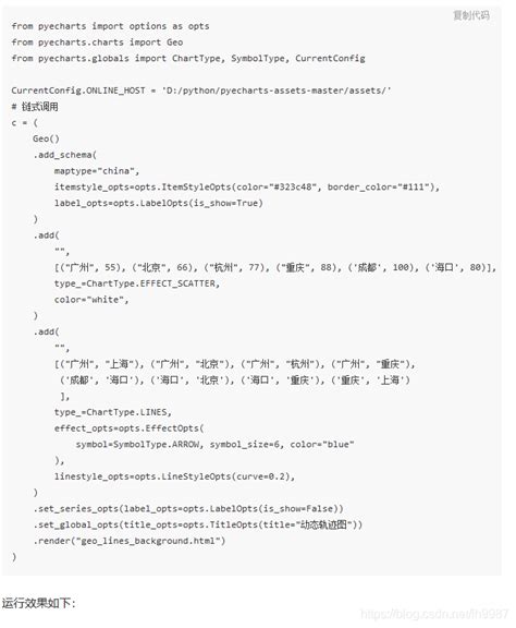 怎么用pyecharts做交互图表？ W3cschool笔记