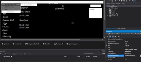 Context Menu Strip Text Before Image Not Working Stack