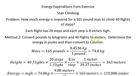 Energy Expenditure Units At Sebastian Williams Blog