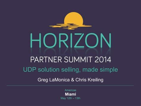 Business Track Session 2 Udp Solution Selling Made Simple Ppt