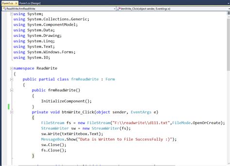 Read And Write From File