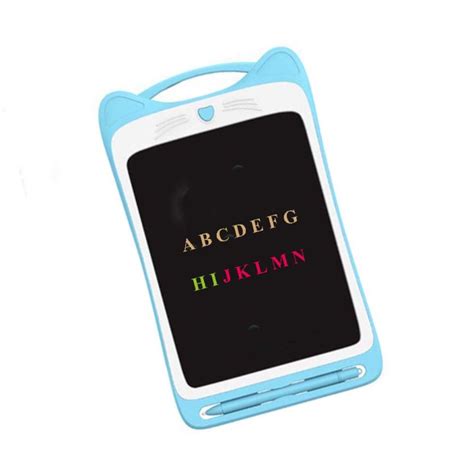 12 인치 어린이 Lcd 드로잉 보드 필기 보드 라이트 에너지 전자 소형 칠판 스타일 색상 하이라이트 파란색