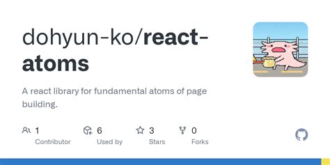 Github Dohyun Koreact Atoms A React Library For Fundamental Atoms