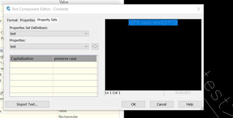 Solved Property Set Label For Drawing Objects Polyline Line Etc In