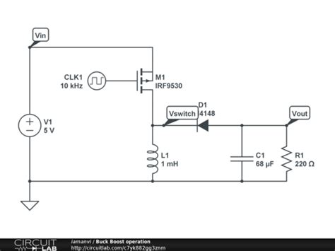 Buck Boost Operation Circuitlab