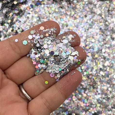 Red Pixie Dust Assorted Shape Solvent Resistant Glitter Pick Etsy