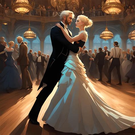 download ai generated couple dance royalty free stock illustration