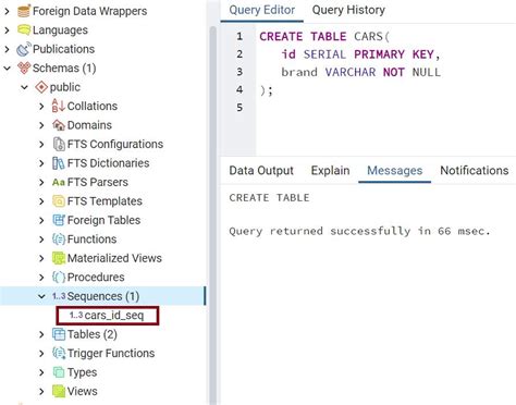 Postgresql Serial Type