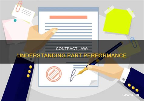 Contract Law Understanding Part Performance Lawshun