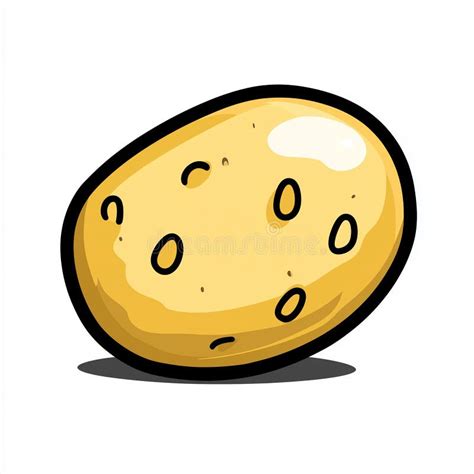 Potato Logo Vector Design Graphic For Digital And Print Media Stock