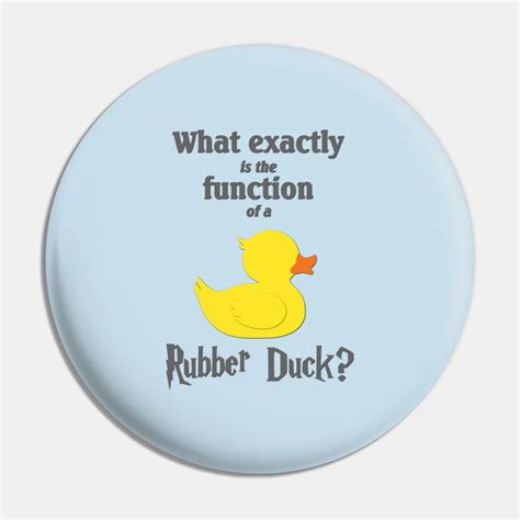 What Exactly Is The Function Of A Rubber Duck By Outlineart