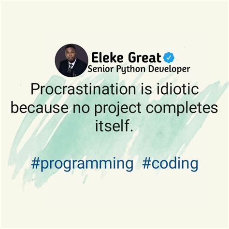 eleke great on linkedin coding stayontrack programming