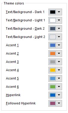 Excel Change Color Palette In VBA Stack Overflow
