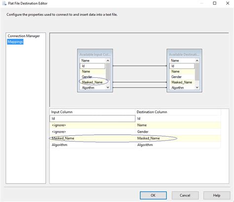 data masking components names with gender dynamic