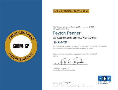 I Am Thrilled To Share I Passed The Shrm Cp Exam I Am Grateful That