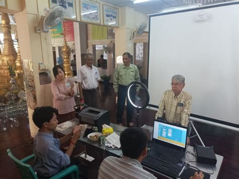 စမ်းချောင်းမြို့နယ်၌ ရပ်ကွက်နေပြည်သူများ၏ ဇီဝဆိုင်ရာအချက်အလက် Biometric Data ကောက်ယူခြင်းလုပ