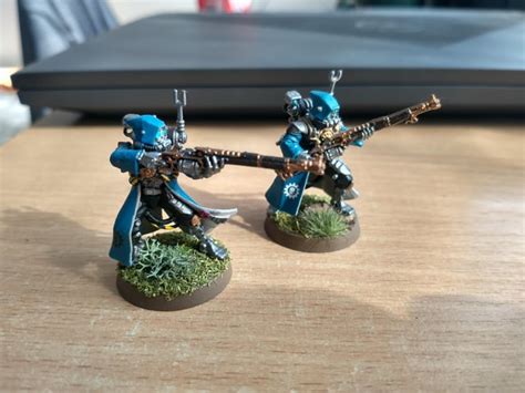 First Two Skitarii For Custom Forge World Draxia Finished Question For Fellow Magi R