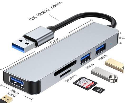 5 In 1 USB Type C Hub Docking Station Type C Micro SD Card 3 1 Hub Docking Station And Type C
