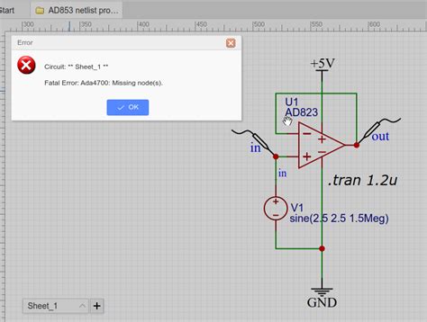 AD823 Netlist Problem EasyEDA Open Source Hardware Lab