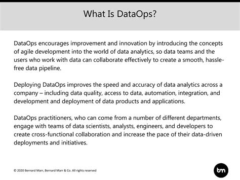 what is dataops when agile meets data analytics ppt