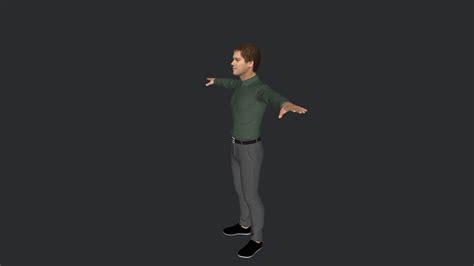 Dexter Morgan Realistic Full Body Fully Rigged Character D Model By Meta Avatars