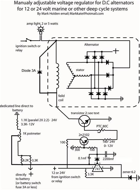 External Voltage Regulator Alternator Diagram