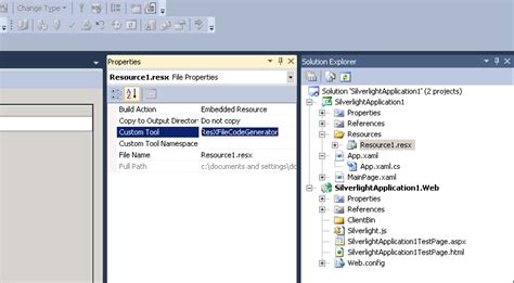 Coding Adventures Silverlight And Strongly Typed Resource Classes