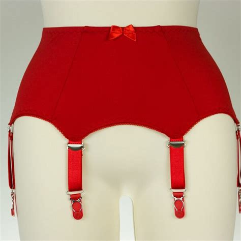 High Waisted Garter Belt Etsy