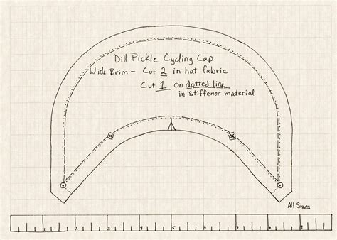 Printable Free Baseball Cap Sewing Pattern