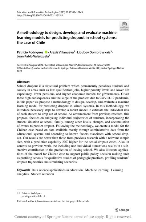 a methodology to design develop and evaluate machine learning models