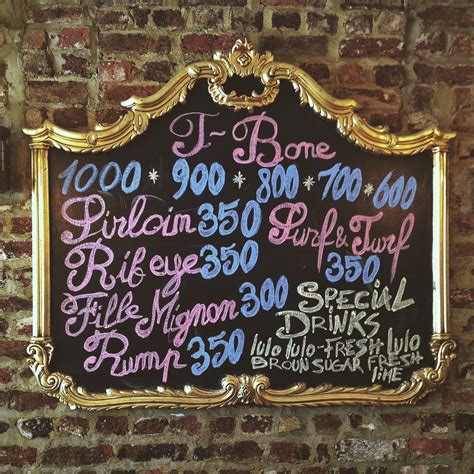 무료 이미지 레스토랑 벽 광고하는 기호 식품 기치 메뉴 틀 간판 스테이크 세례반 금 2448x2448 927161 무료 이미지 Pxhere