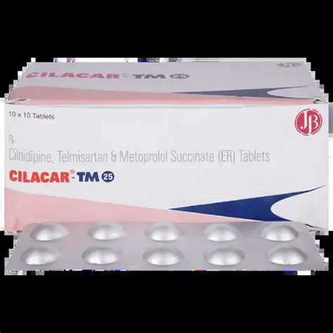 Cilacar Tm 10mg 25mg 40mg Tablet View Usage Side Effects Price And