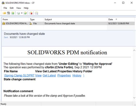 Youve Got Mail In The Cloud Learn All About Solidworks Pdm Notifications Gsc