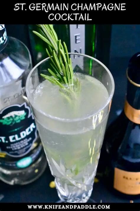 St Germain Champagne Cocktail • St Germain Champagne Cocktail •