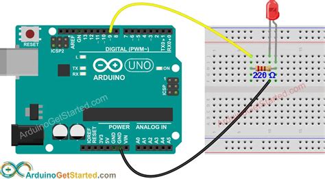 Led Arduino Wiring Controlling Led