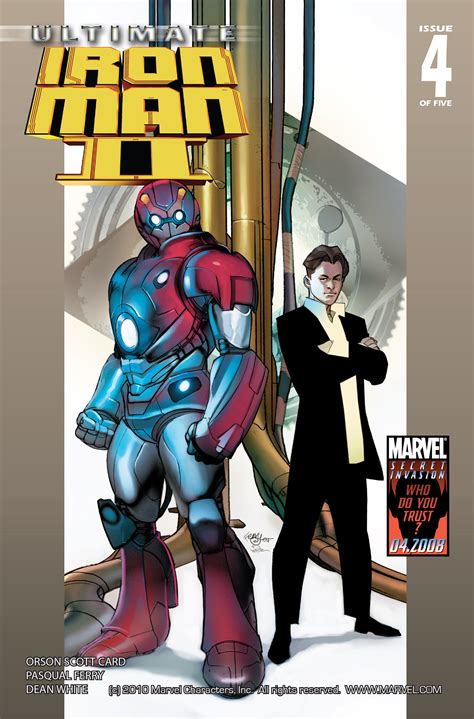 Ultimate Iron Man Comic Art