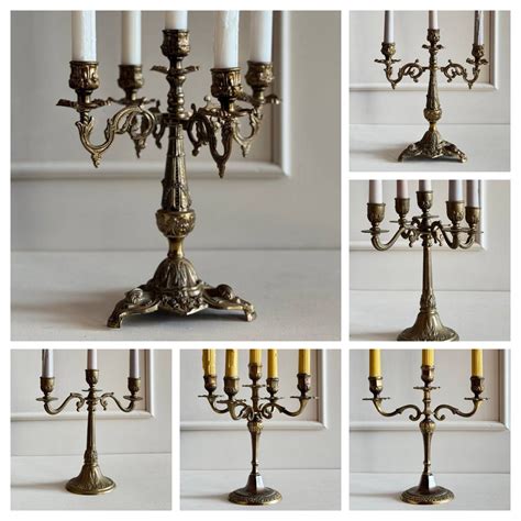 Вінтажні підсвічники свічники антикварні латунні бронзові з Європи 1 000 грн Колекціонування
